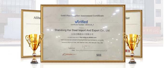 China Shandong Kai Steel Import And Export Co., Ltd. quality control