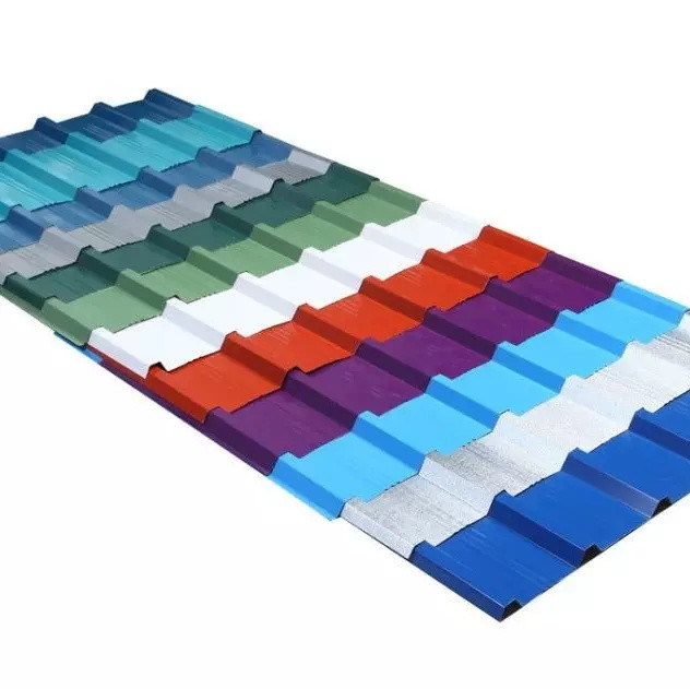 API BIS ISO9001 Galvanized Metal Roofing Sheets Zinc Color Coated