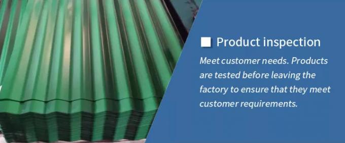 PGI Corrugated Metal Roof Tiles Color Coated Galvanized For Building